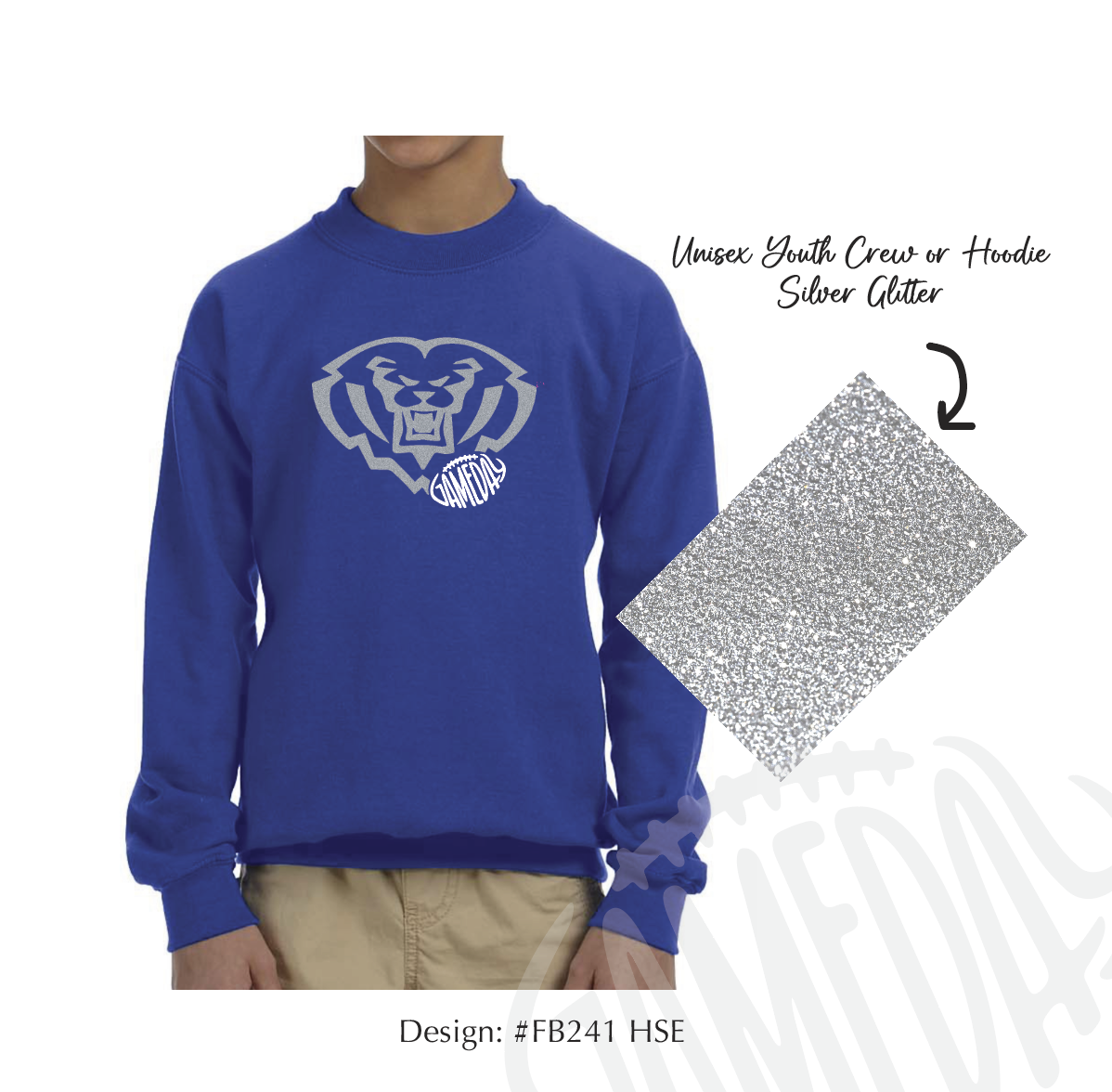 HSE FB: Royal Youth Crew (glitter) | Jeeb Design Studio